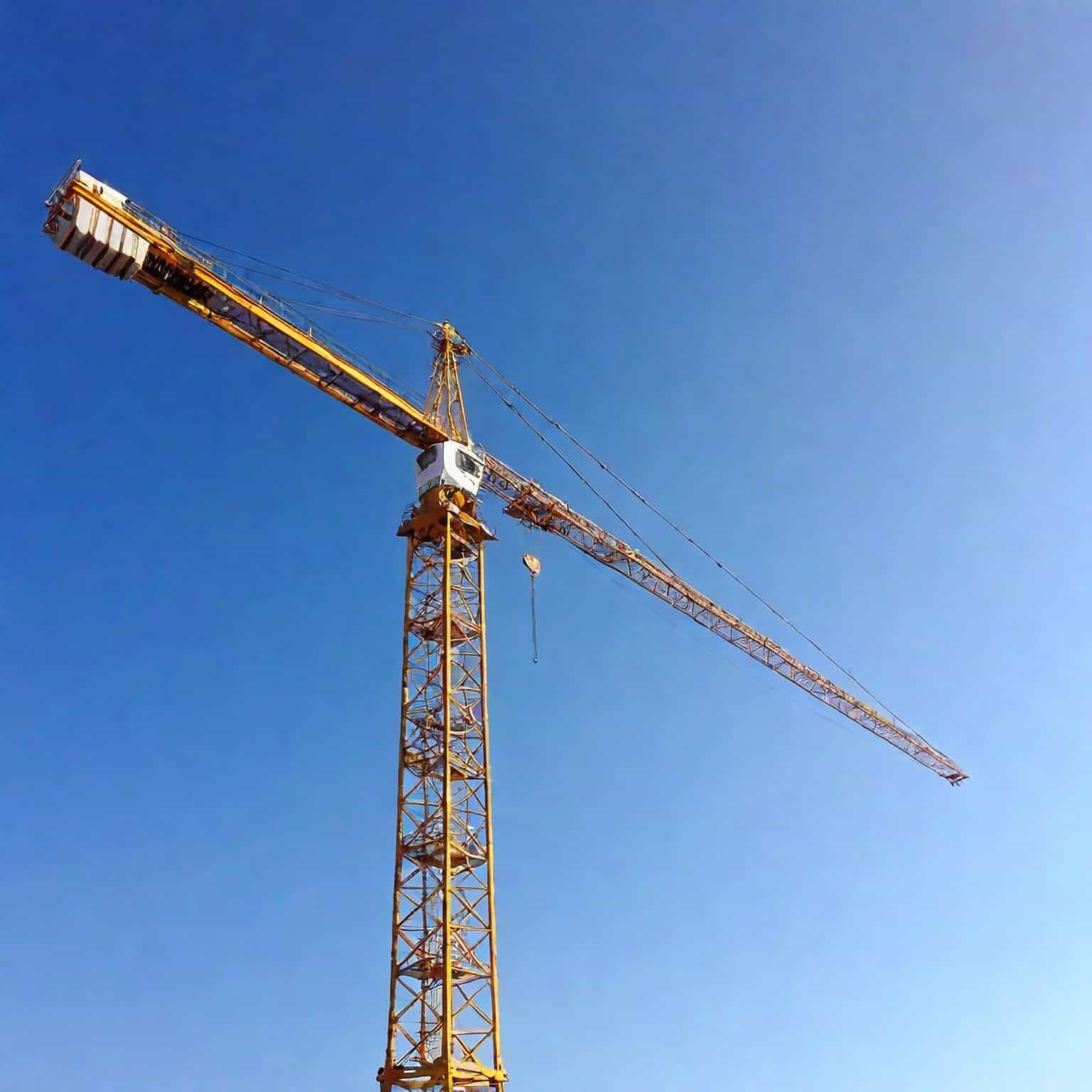 Types de grues à tour : applications, détails et éléments